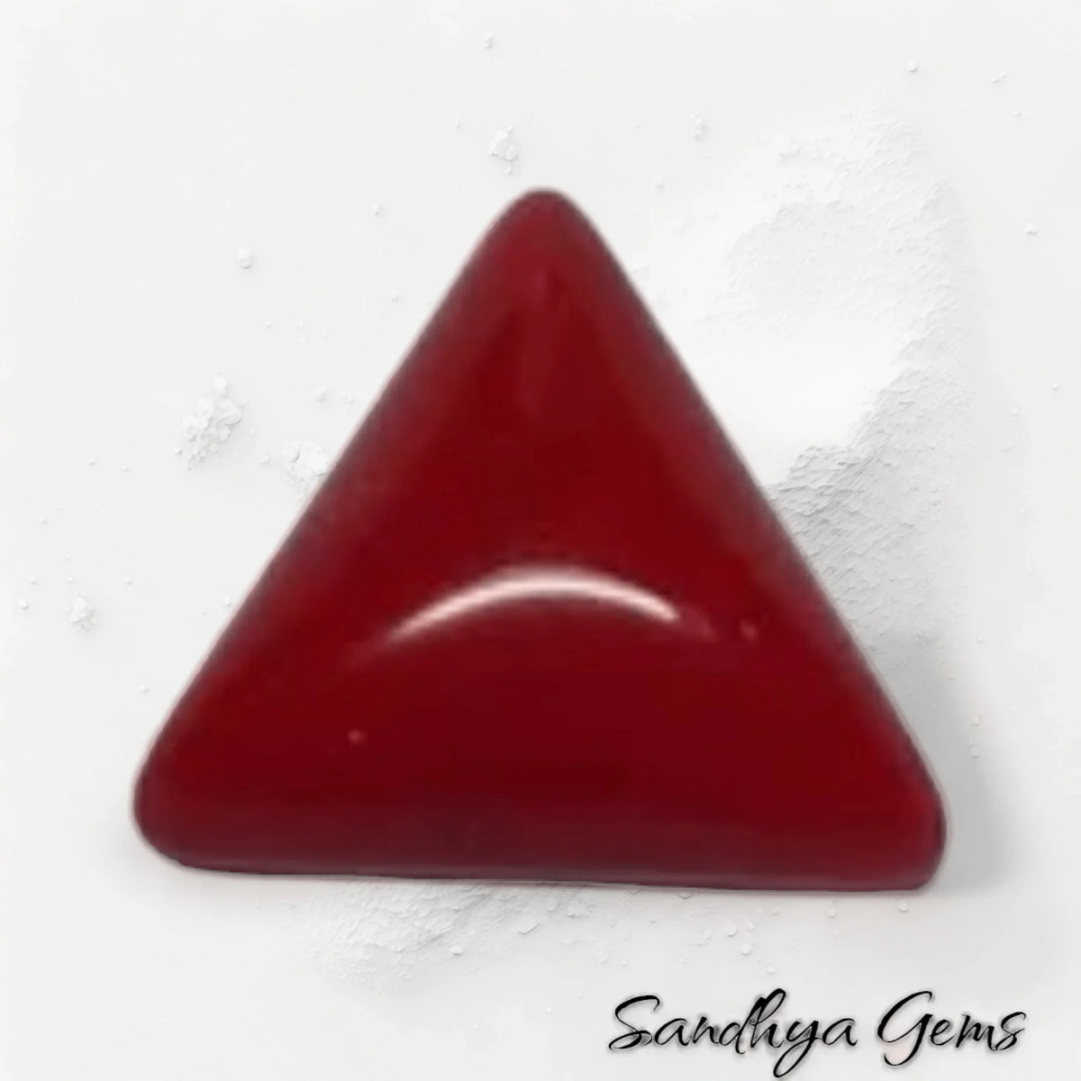 Triangle Shape Red Coral (Moonga) : A Symbol of Strength and Beauty ...